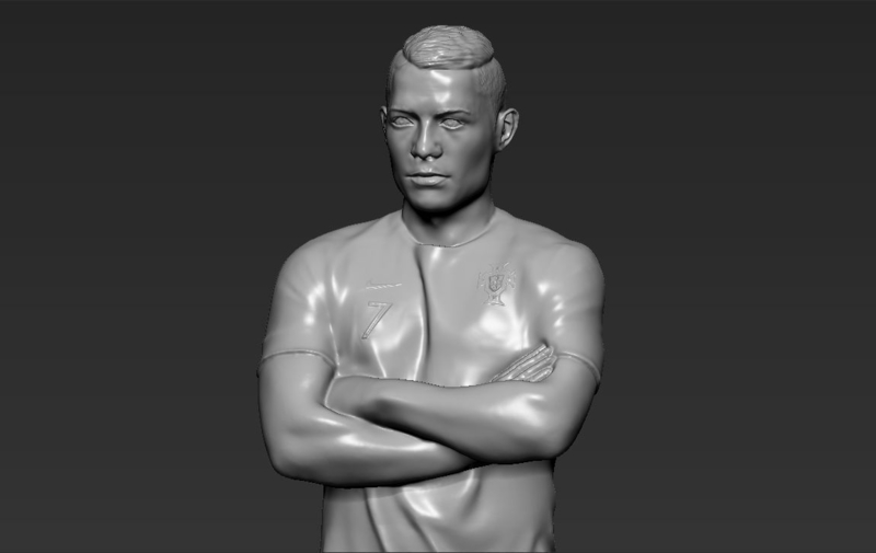 Cristiano Ronaldo Portugal 3D printing ready stl obj - Pinshape