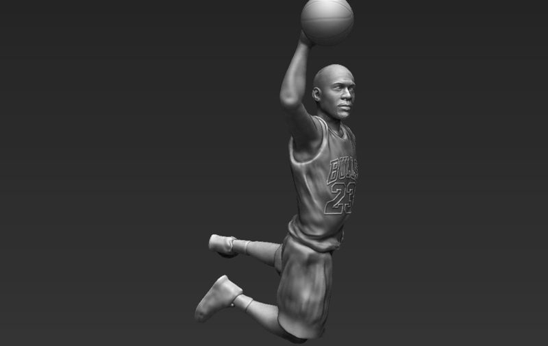 Michael Jordan 3D printing ready stl obj - Pinshape
