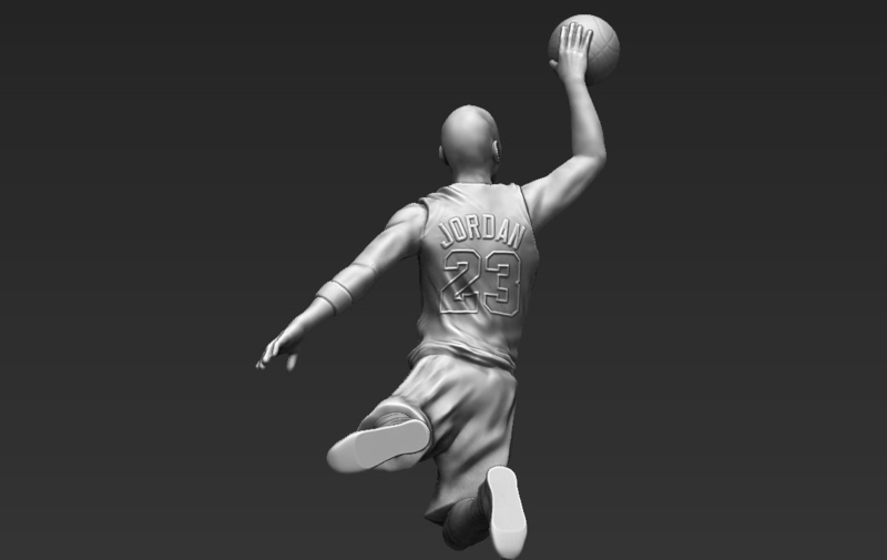 Michael Jordan 3D printing ready stl obj - Pinshape