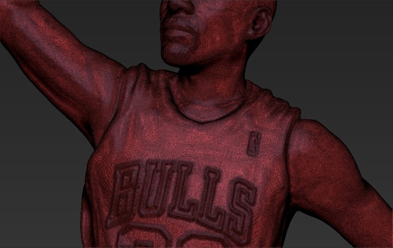 Michael Jordan 3D printing ready stl obj - Pinshape