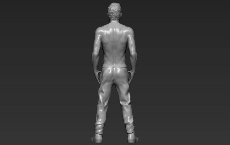 Tyler Durden Brad Pitt from Fight Club 3D printing ready - Pinshape
