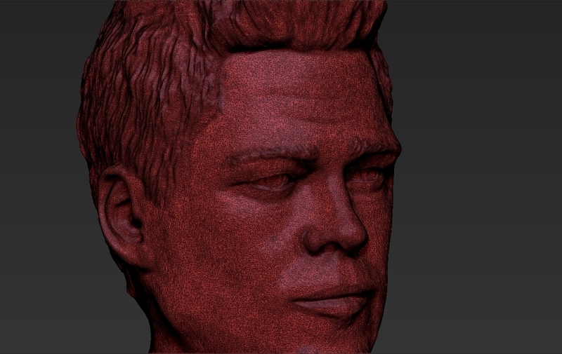 Tyler Durden Brad Pitt from Fight Club 3D printing ready - Pinshape