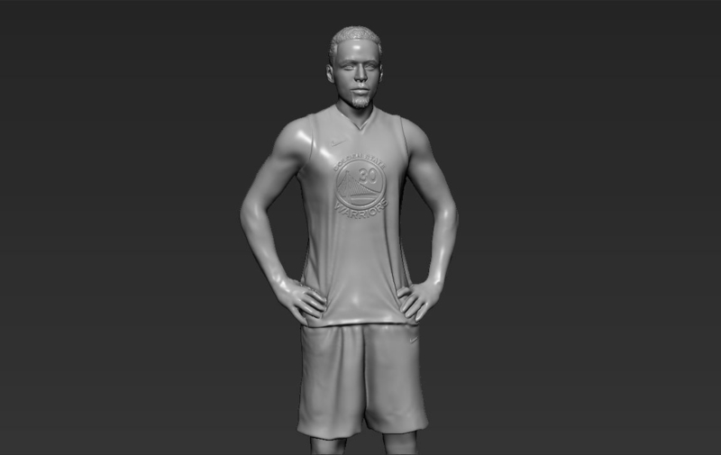 Stephen Curry 3D printing ready stl obj formats - Pinshape