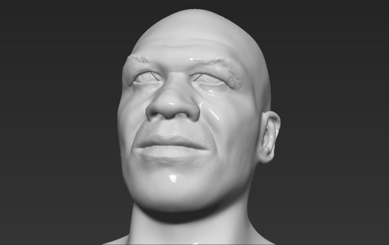 Mike Tyson bust 3D printing ready stl obj - Pinshape