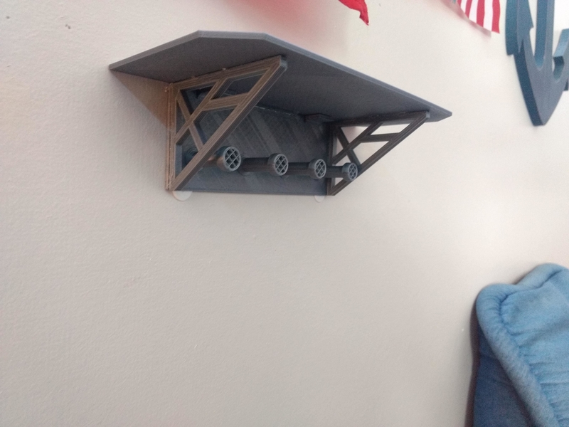 Command Strip Shelf - Pinshape