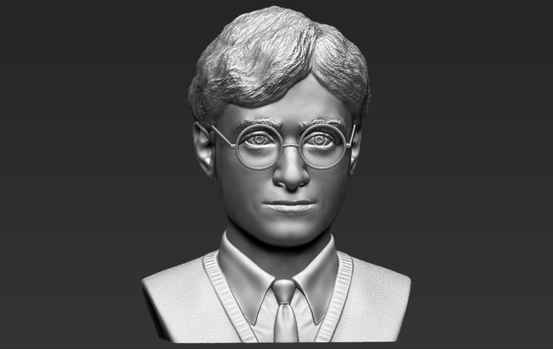 Harry Potter bust 3D printing ready stl obj - Pinshape