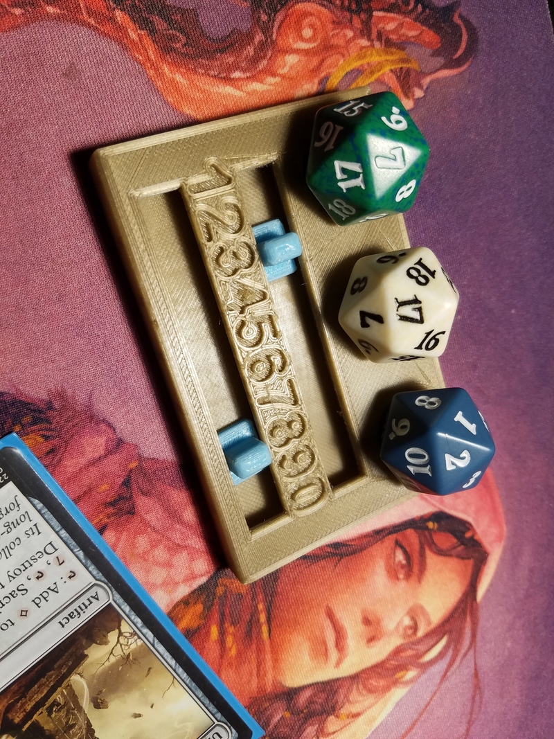 MTG EDH\Commander Counter - Pinshape