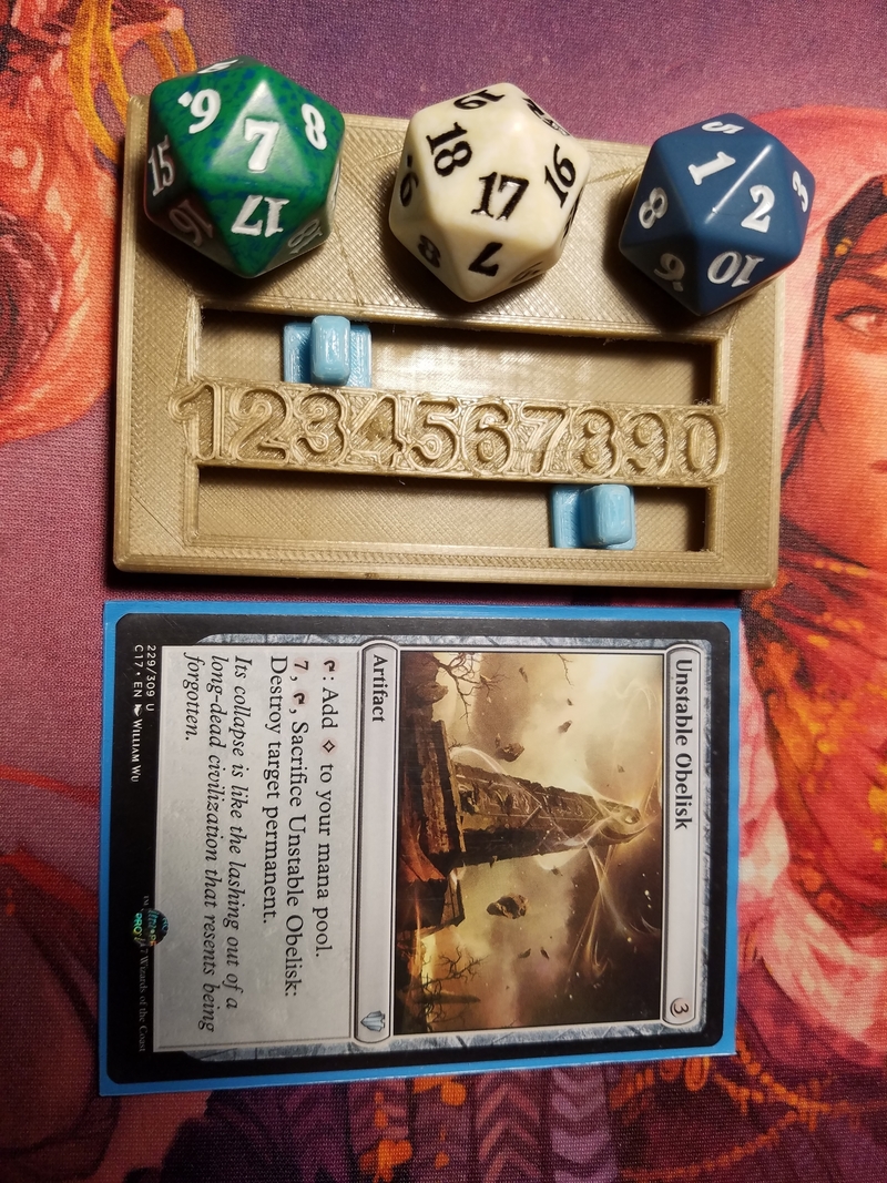 MTG EDH\Commander Counter - Pinshape