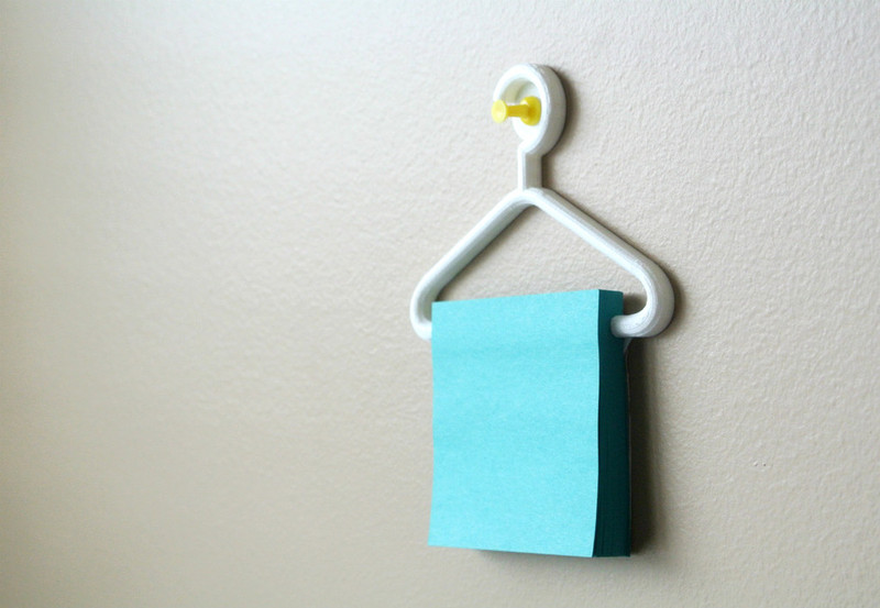 Sticky Note Hanger - Pinshape