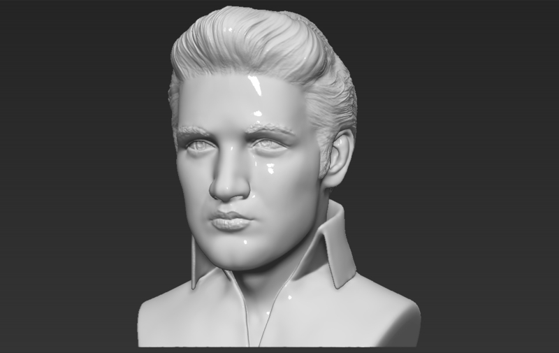 Elvis Presley bust 3D printing ready stl obj - Pinshape