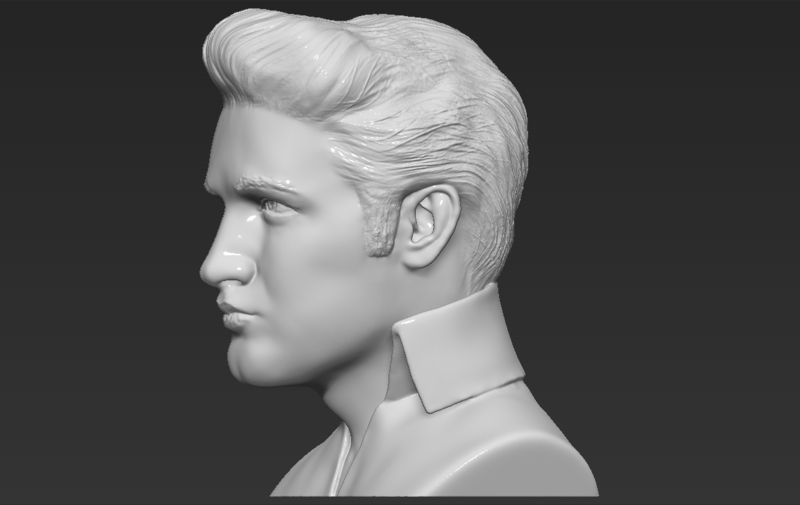 Elvis Presley bust 3D printing ready stl obj - Pinshape