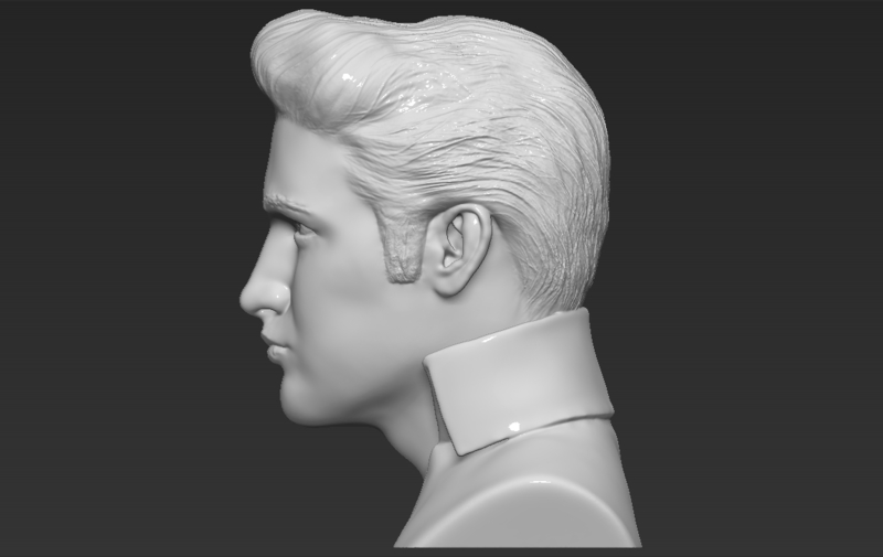 Elvis Presley bust 3D printing ready stl obj - Pinshape