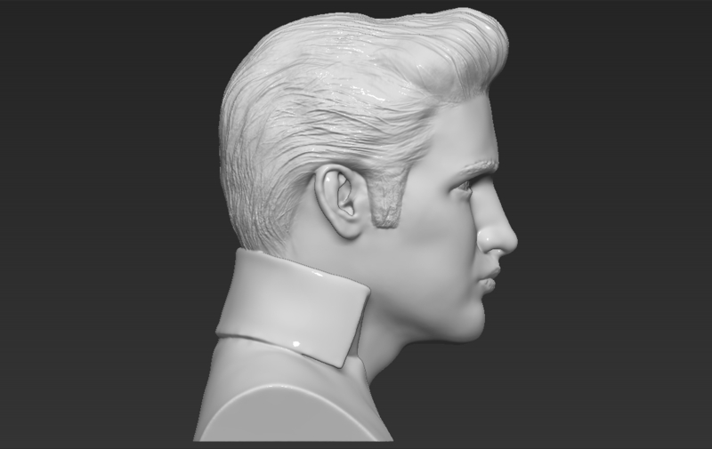 Elvis Presley bust 3D printing ready stl obj - Pinshape