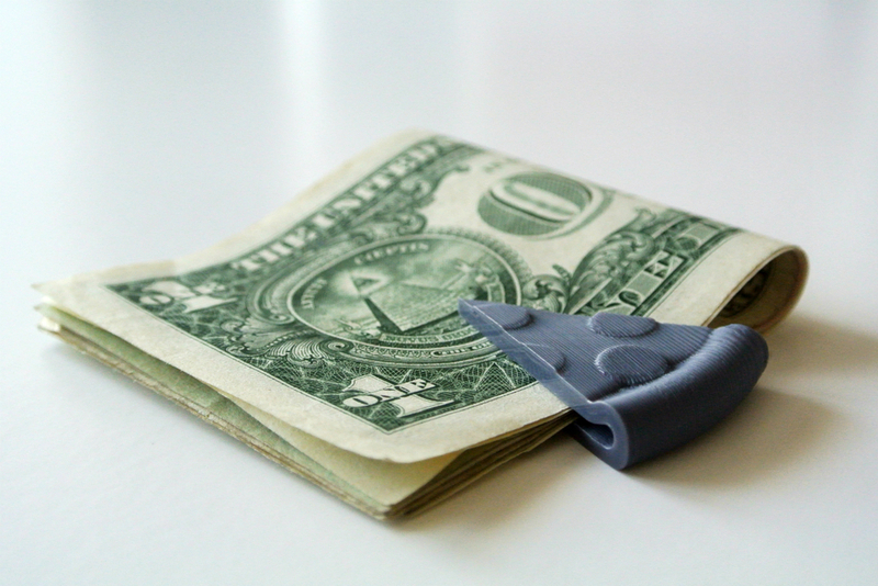 Pizza shaped Money Clip - Pinshape