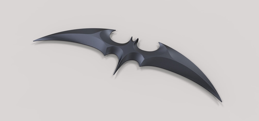 3D Printed Batarang version 5 by CosplayItemsRock | Pinshape