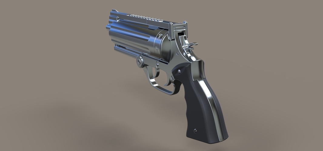 3D Printed Revolver from movie R.I.P.D by CosplayItemsRock | Pinshape