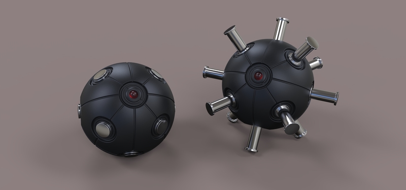 Mini Bat bomb - Pinshape