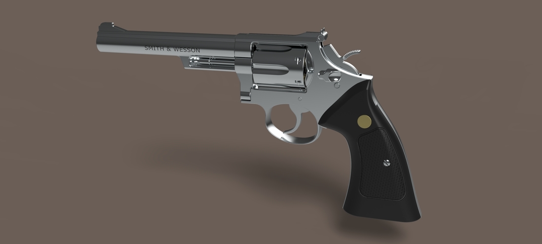 3D Printed Revolver Smith & Wesson Model 22 by CosplayItemsRock | Pinshape