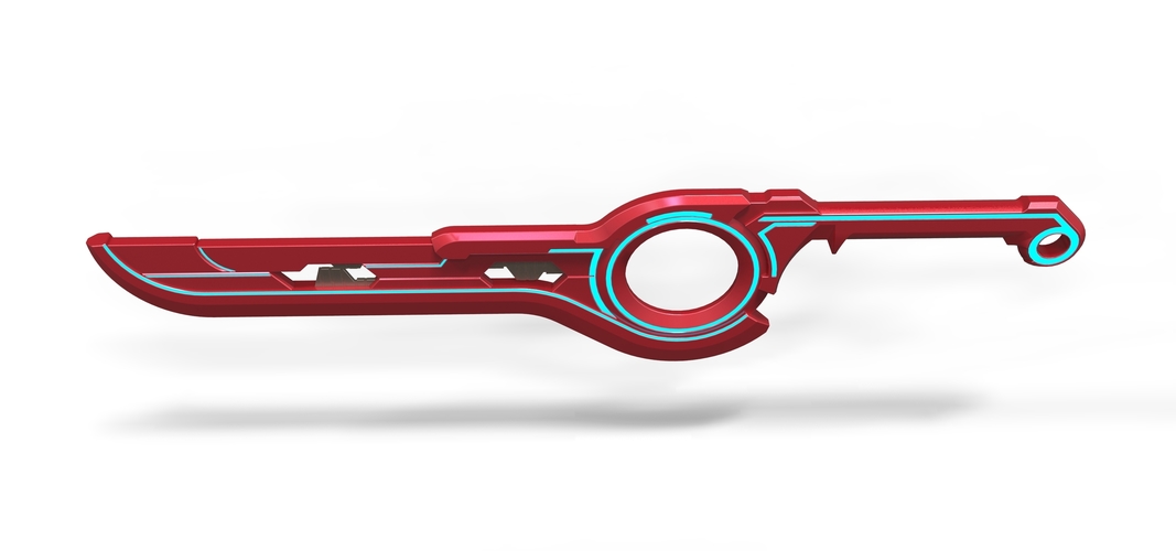 Xenoblade Chronicles Shulk Sword Monado Pvc Replica