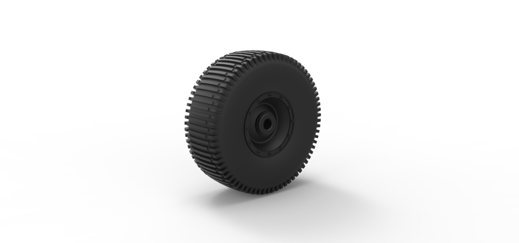 3D Printed Offroad wheel 28 by TechItemsRock | Pinshape