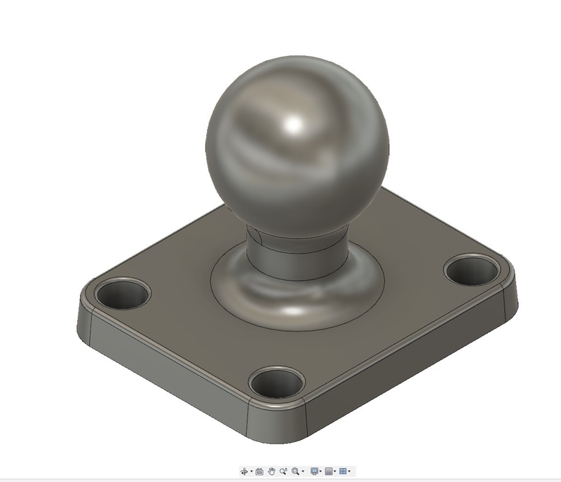 Scotty and RAM 1" and 1.5" Ball Mounts - Pinshape