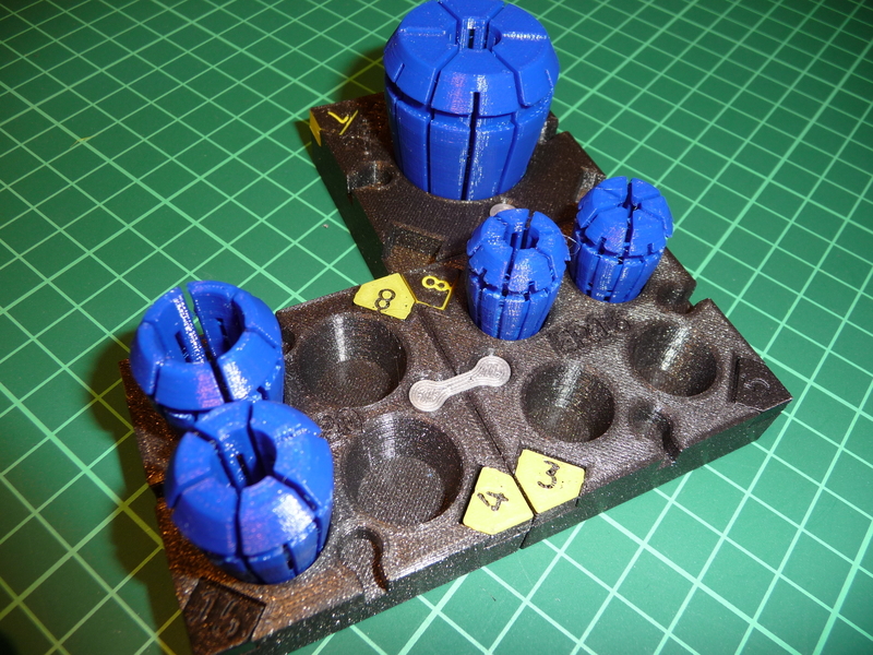 Modular ER16 collet tray - Pinshape