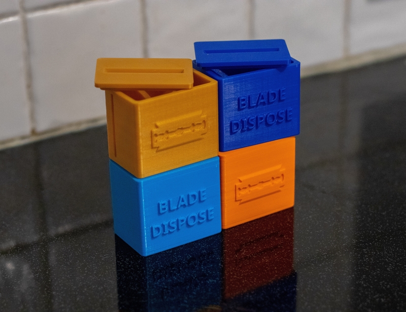 Razor Blade Disposal Box - Pinshape