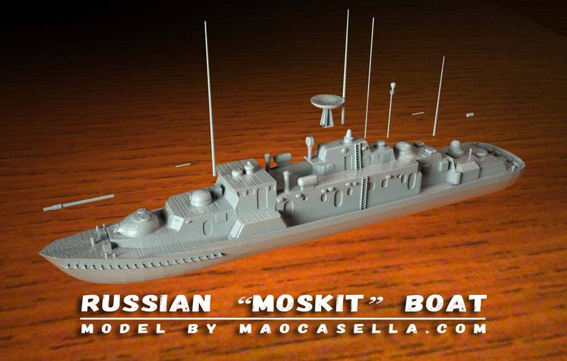 russian "moskit" boat - Pinshape