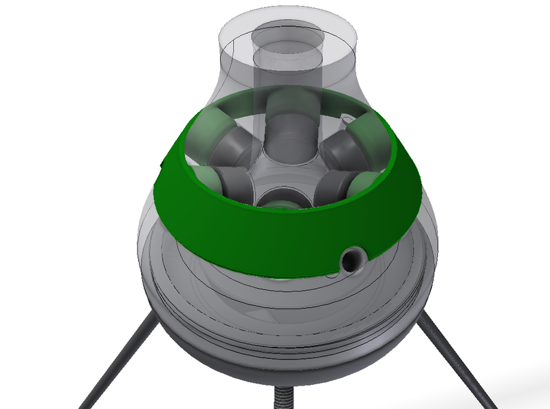 Swirling Water Unit - Vortex water nozzle - Vortex Process Techn - Pinshape