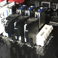 PCIe Riser Locking Clip, fits Asrock H110, H81 and other MBs - Pinshape