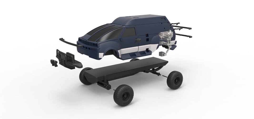 3D Printed Diecast RV from Hell from Tango and Cash Scale 1:24 by ...