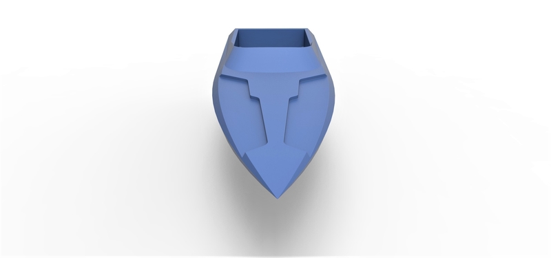 Speed boat hull Scale 1:24 - Pinshape