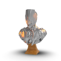 The Star God Bust - Pinshape