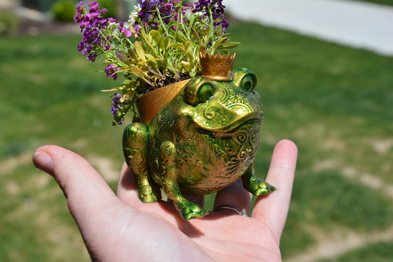 Froggy Planter - Pinshape