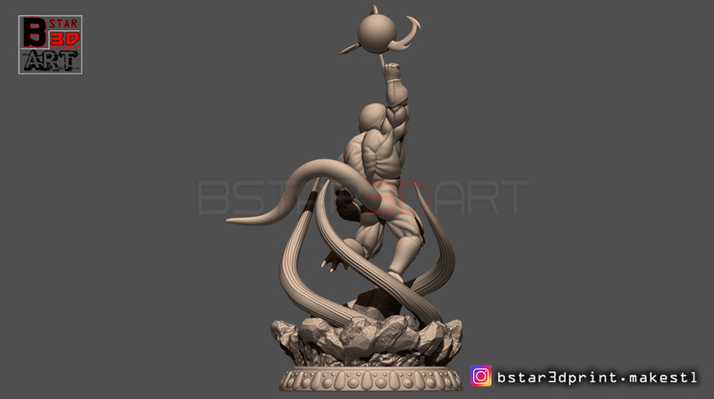 Super Frieza fighting from Dragon Ball Z 3D print model - Pinshape