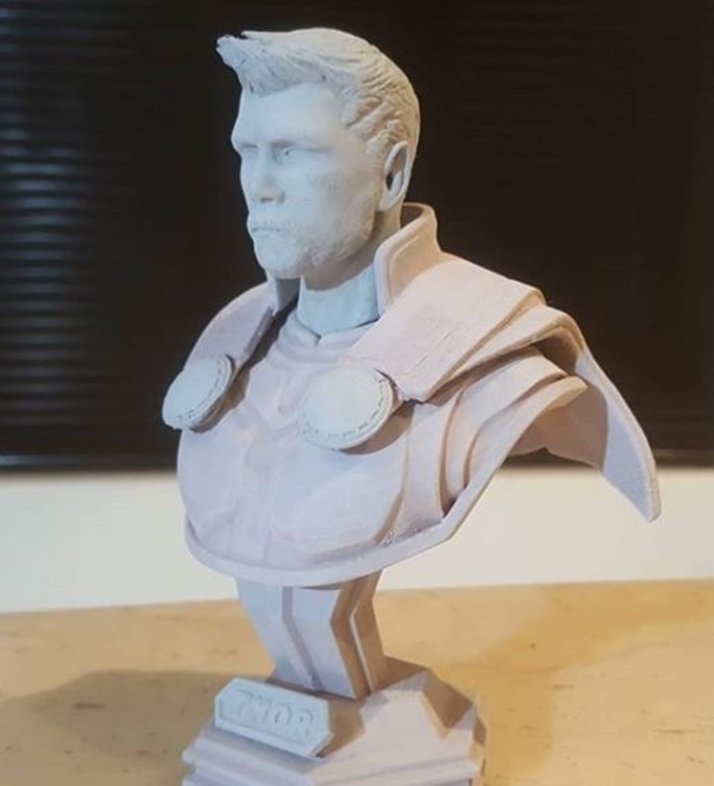 Thor Bust Avenger bust - 2 Heads - Infinity war - Endgame - Pinshape