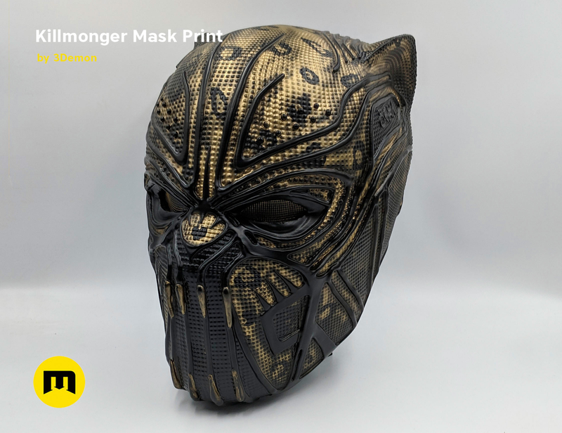 killmonger mask - Pinshape
