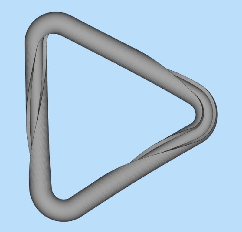 triangle tube - Pinshape