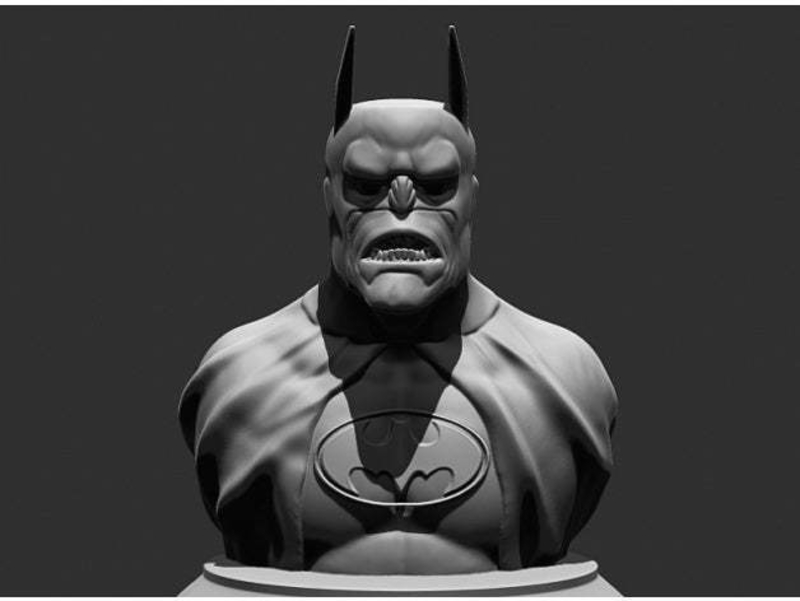 Batman Real Face - Pinshape