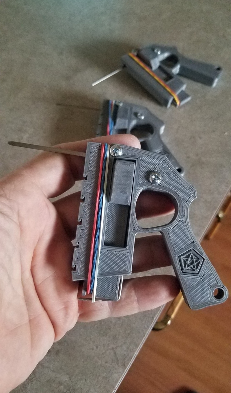 3D printed MINI snap pick gun lockpick - Pinshape