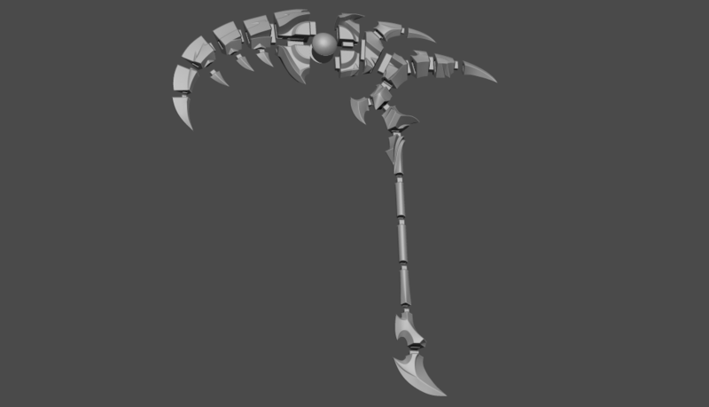 Kayn weapons Darkin LOL league of legends 3D print model - Pinshape