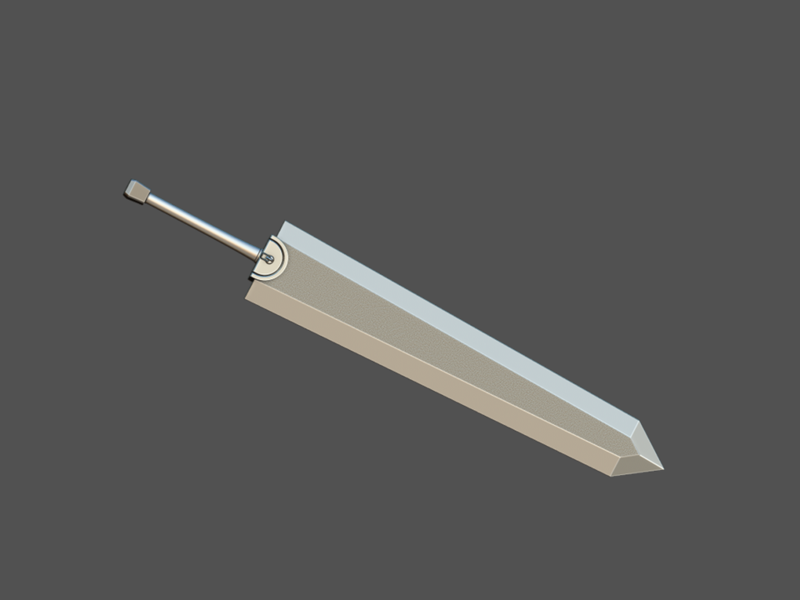 Berserk Sword Dragonslayer - Fan Art - 3D print model - Pinshape