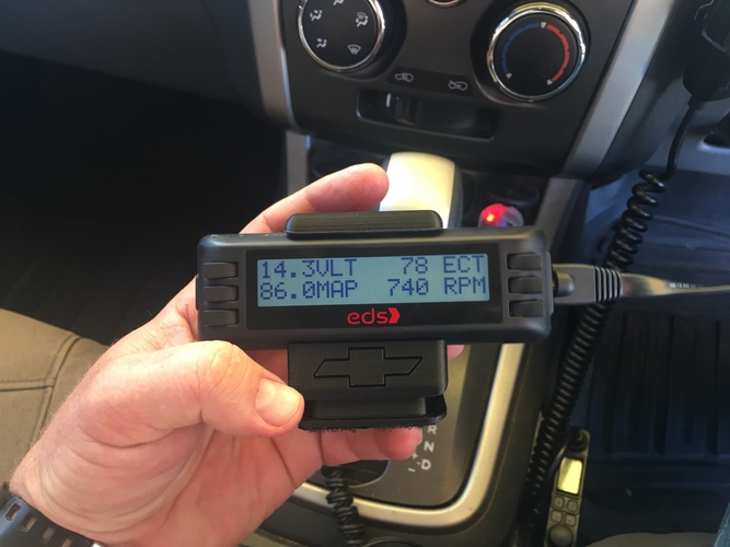3D Printed EDS Scan Gauge dash matt holder by David Smith8 | Pinshape