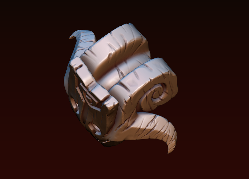 Juggernaut mask - Pinshape