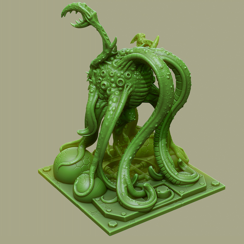 TENTACLE MONSTER - Pinshape