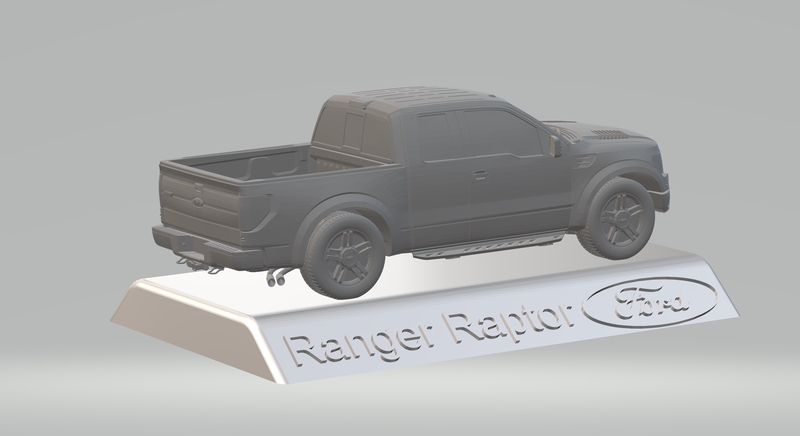 FORD RAPTOR F150 3D MODEL CAR CUSTOM 3D PRINTING STL FILE - Pinshape