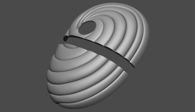 Tobi Mask from Naruto Shippuden - Fan Art for cosplay - Pinshape