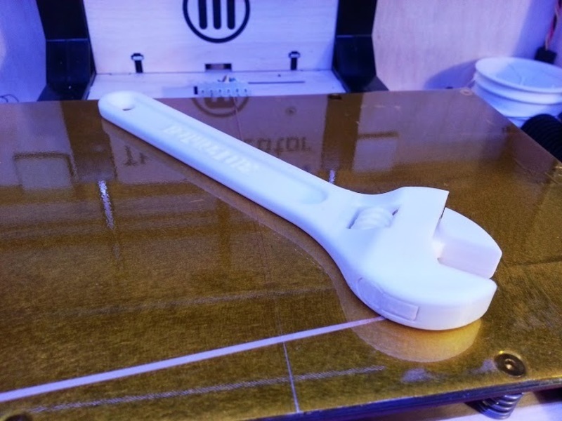 Fully assembled 3D printable wrench - Pinshape