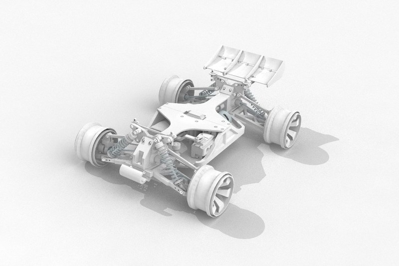 OpenRC 1:10 4WD Truggy Concept RC Car - Pinshape