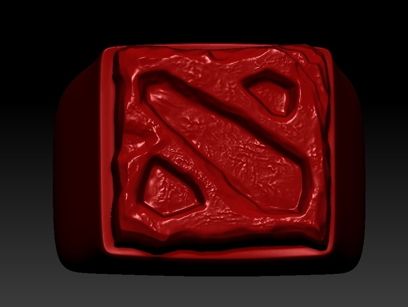 3D Ring Dota 2 - Pinshape